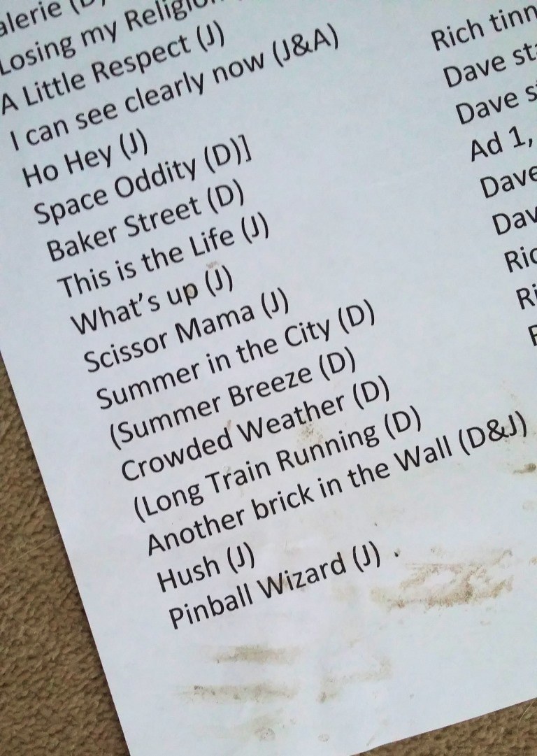 September Setlist – C5 The Band